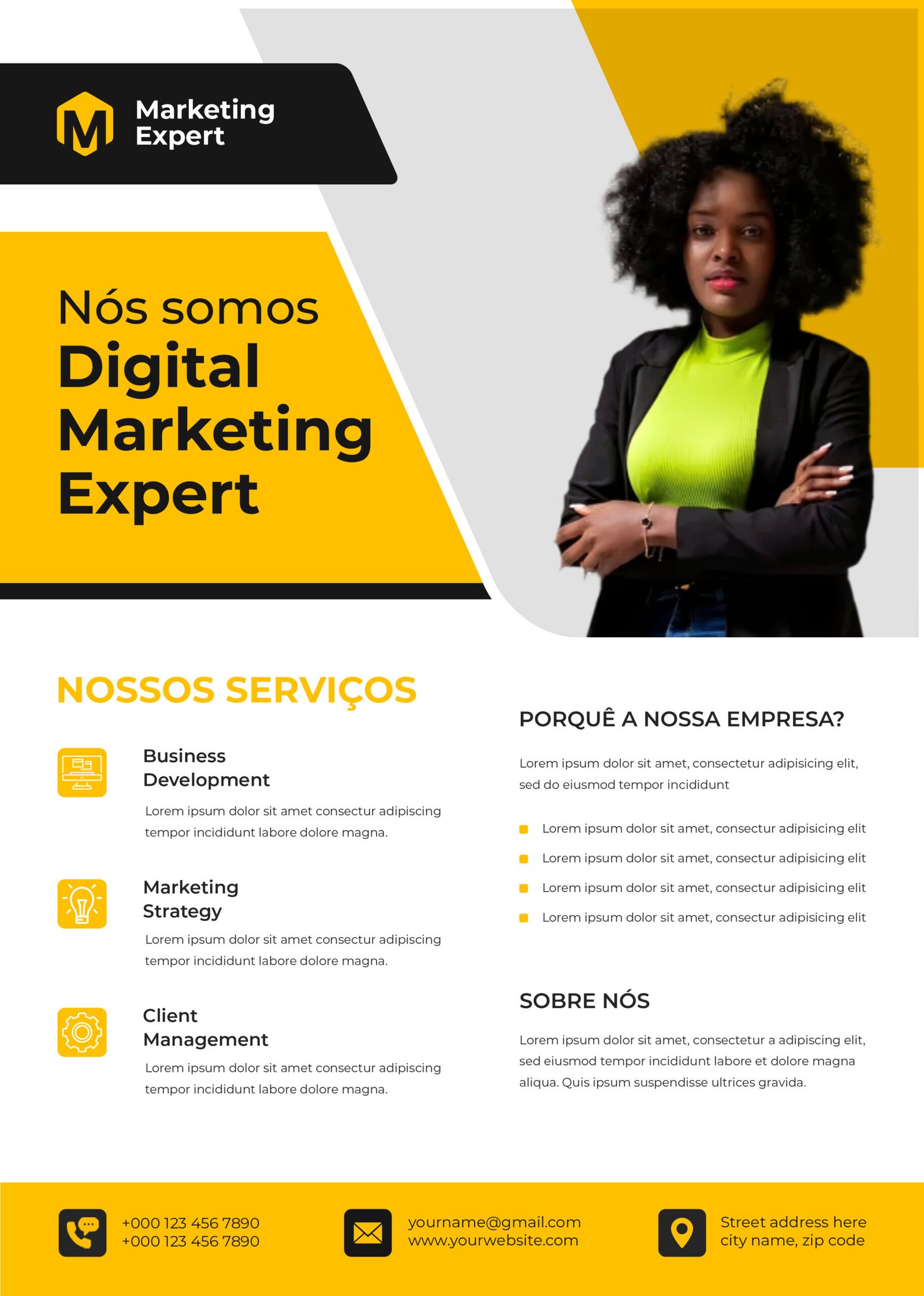 Modelos Flyer PSD – Empresas – Sentlu Digital